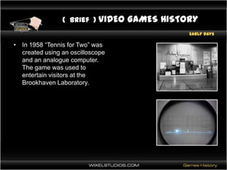History of games | PPTX