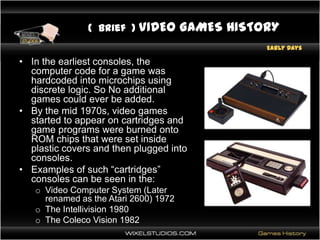 History of games | PPTX