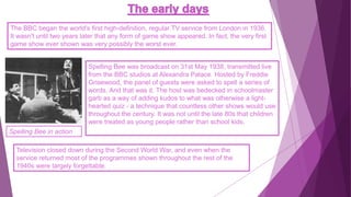 History of game shows | PPTX