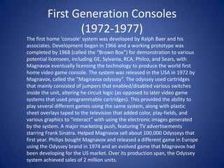History of gaming | PPTX