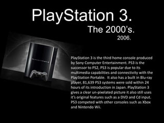 History of gaming presentation | PPTX