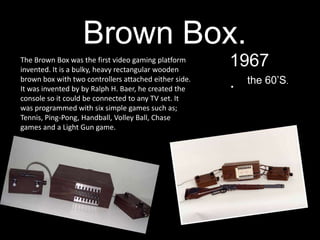 History of gaming presentation | PPTX