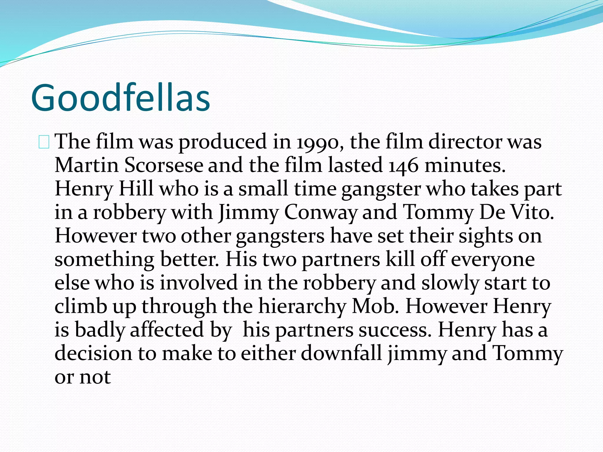 Media history of gangster | PPTX