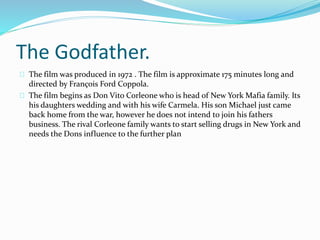 Media history of gangster | PPT