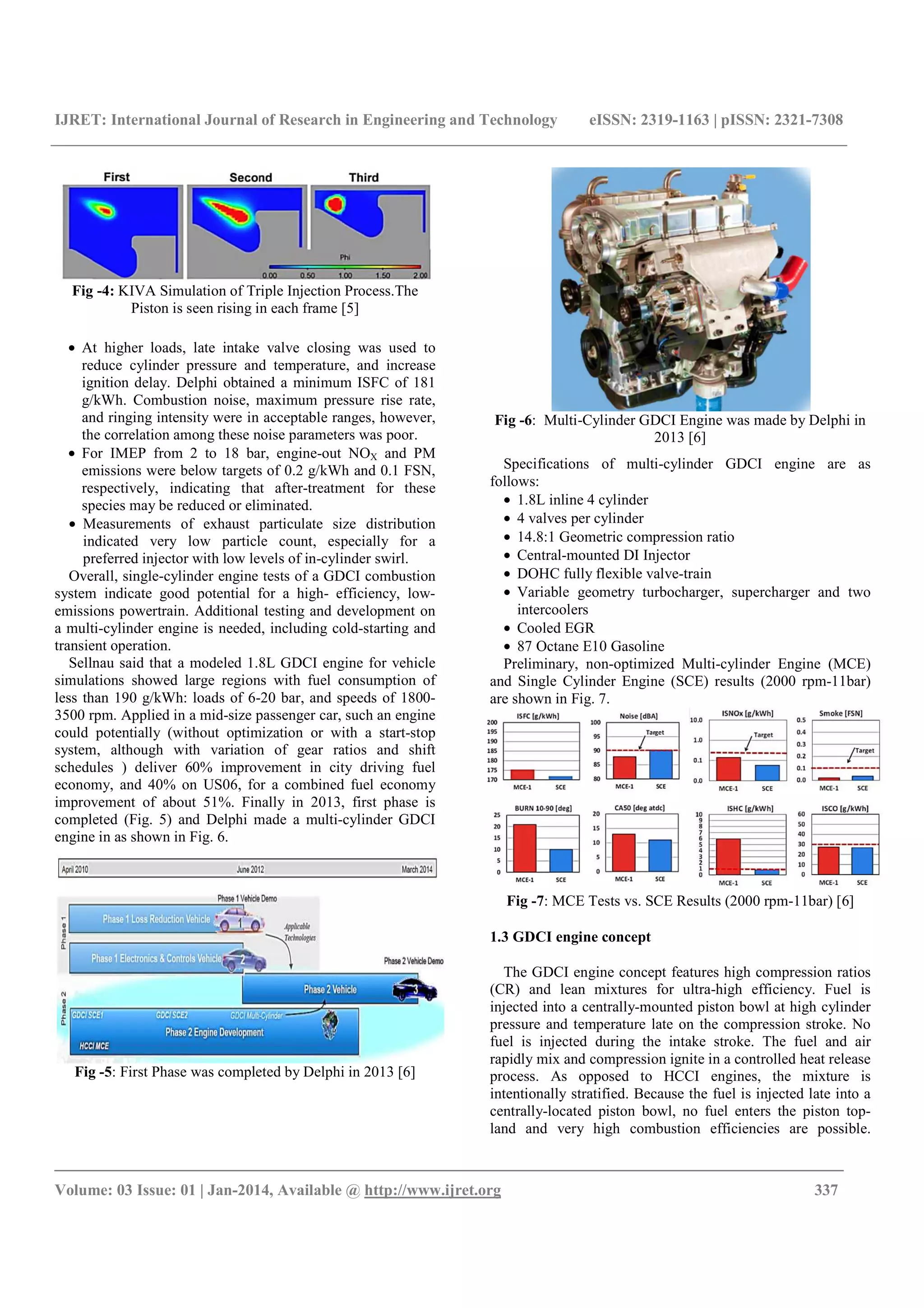 History of gasoline direct compression ignition (gdci) | PDF