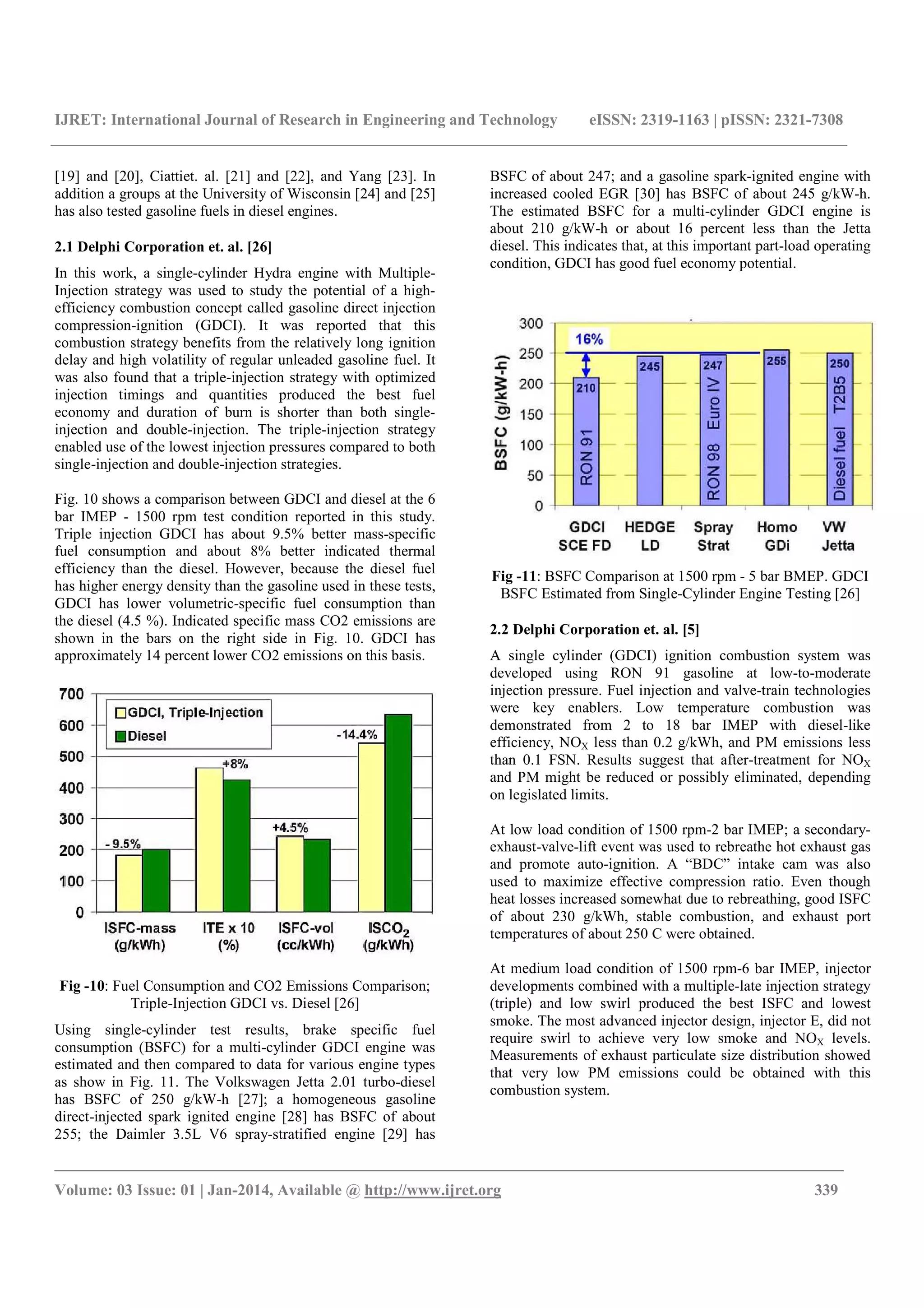 History of gasoline direct compression ignition (gdci) | PDF