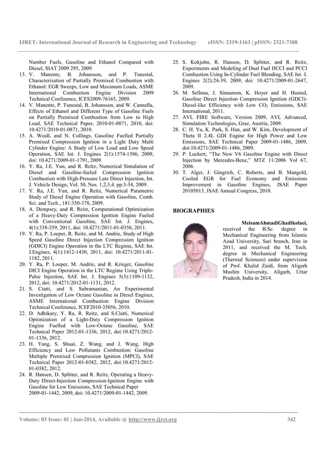History of gasoline direct compression ignition (gdci) | PDF