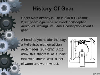 History of gear | PPT