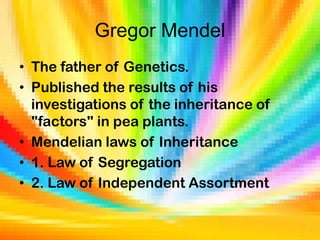 ~History of genetics:> | PPTX