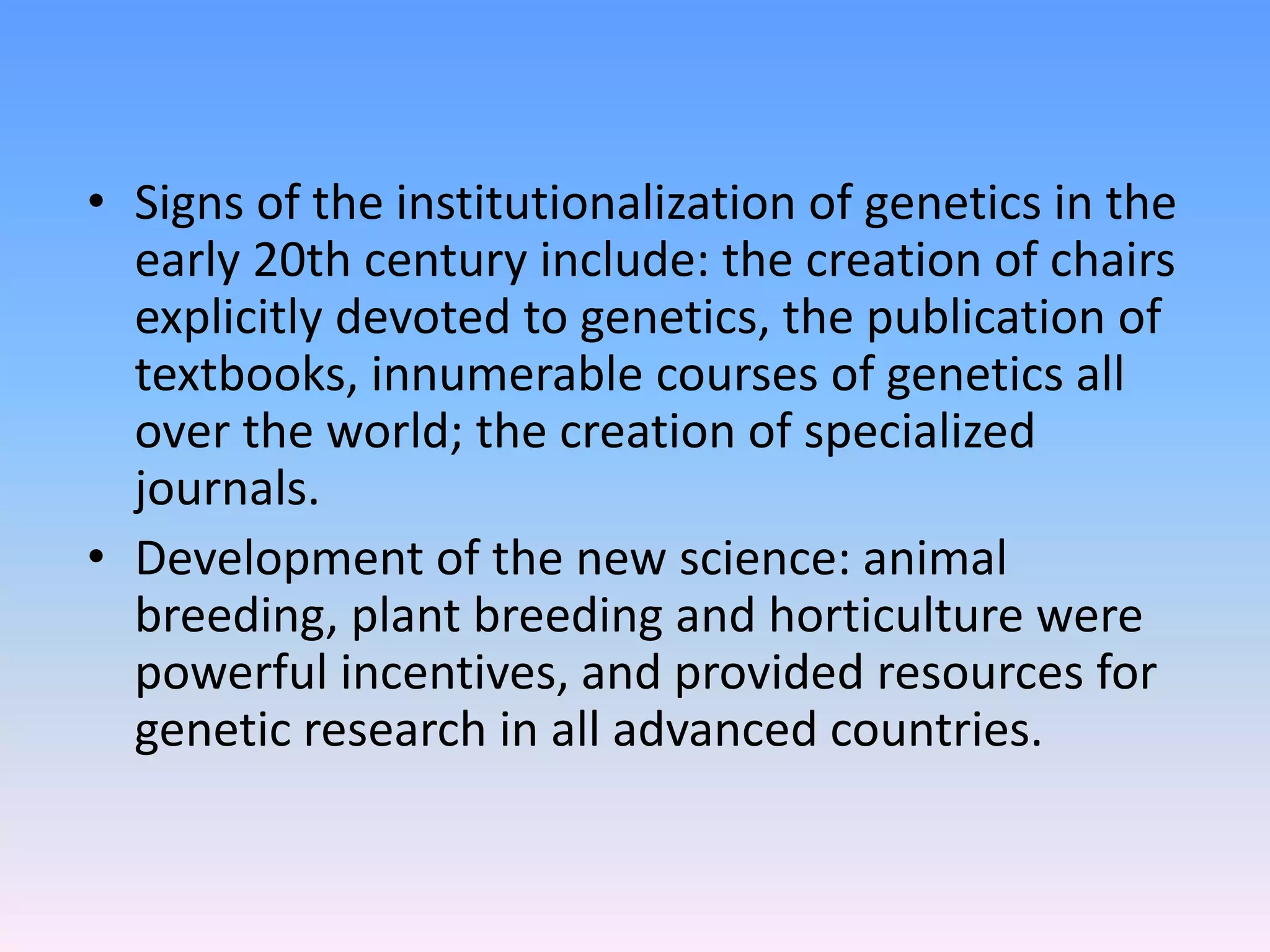 History of genetics | PPTX
