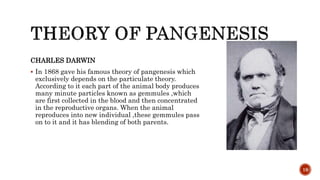 History of Genetics - Pre-Mendelian Genetics | PPTX