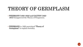 History of Genetics - Pre-Mendelian Genetics | PPTX