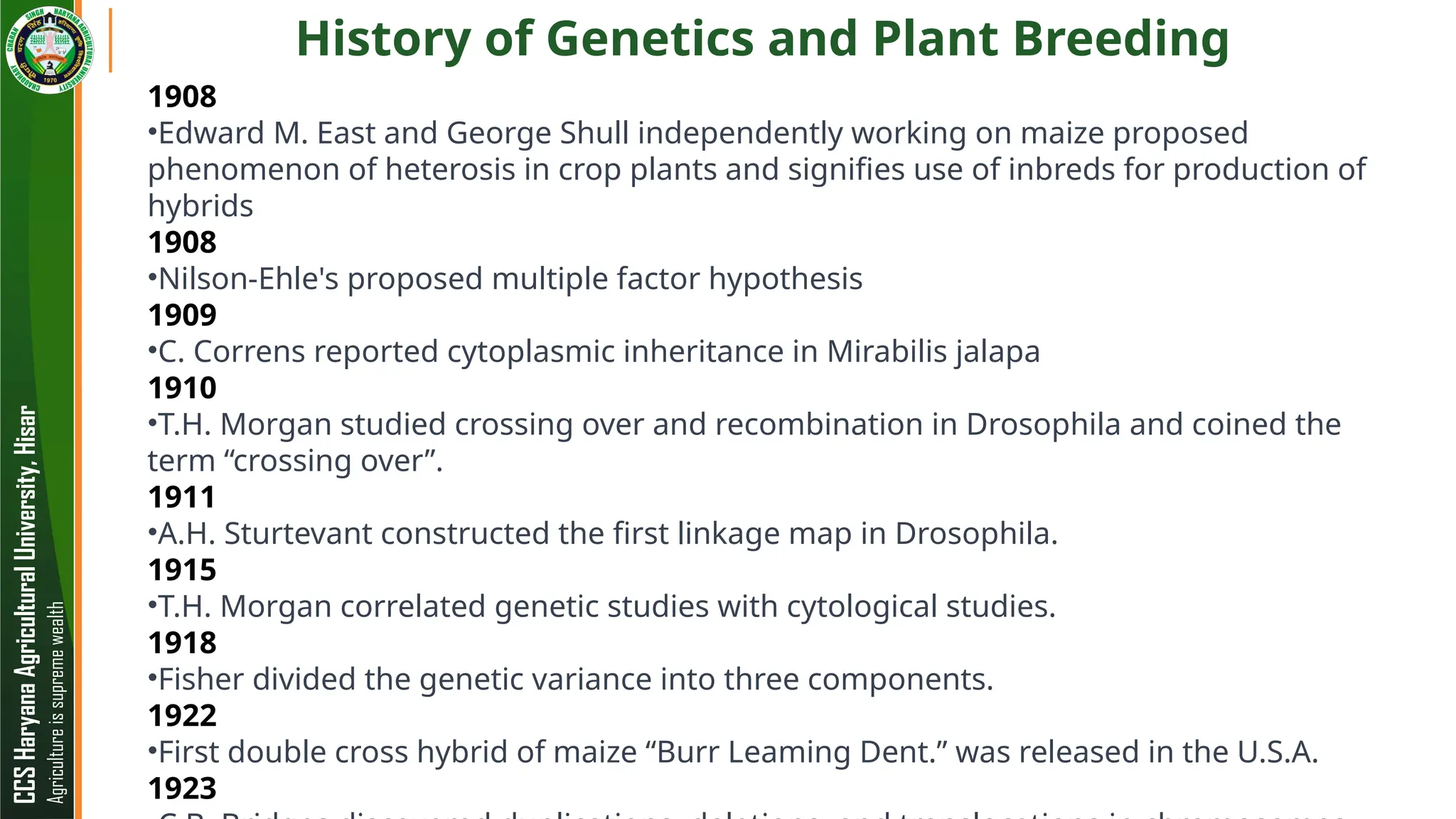History of Genetics in relation to plant breeding.pptx