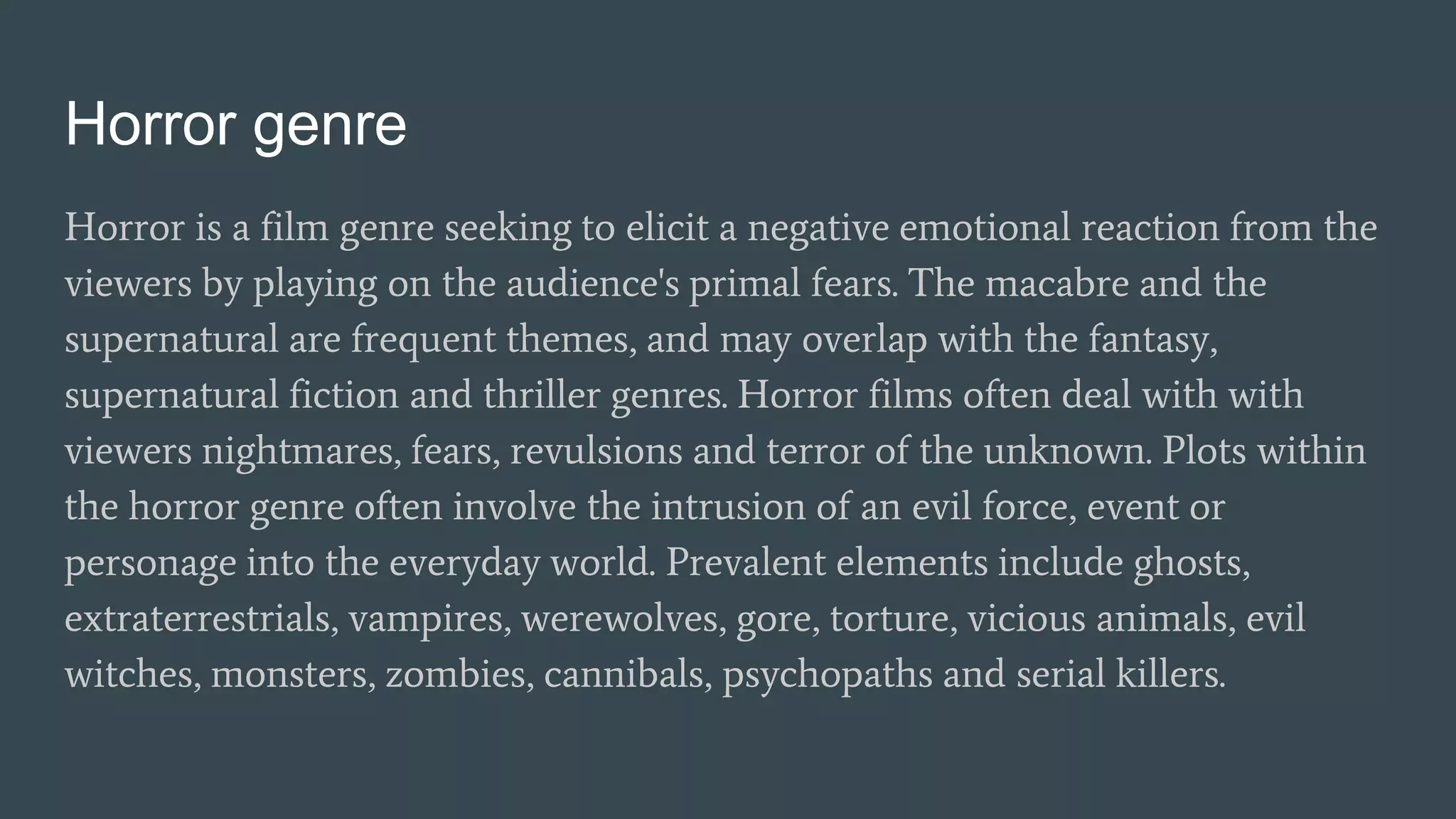 History of genre | PPTX