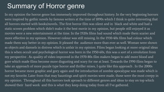 History of genre | PPTX