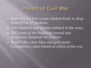 History of geogetown university | PPT