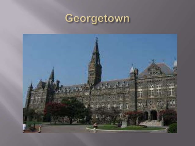 History of geogetown university | PPT