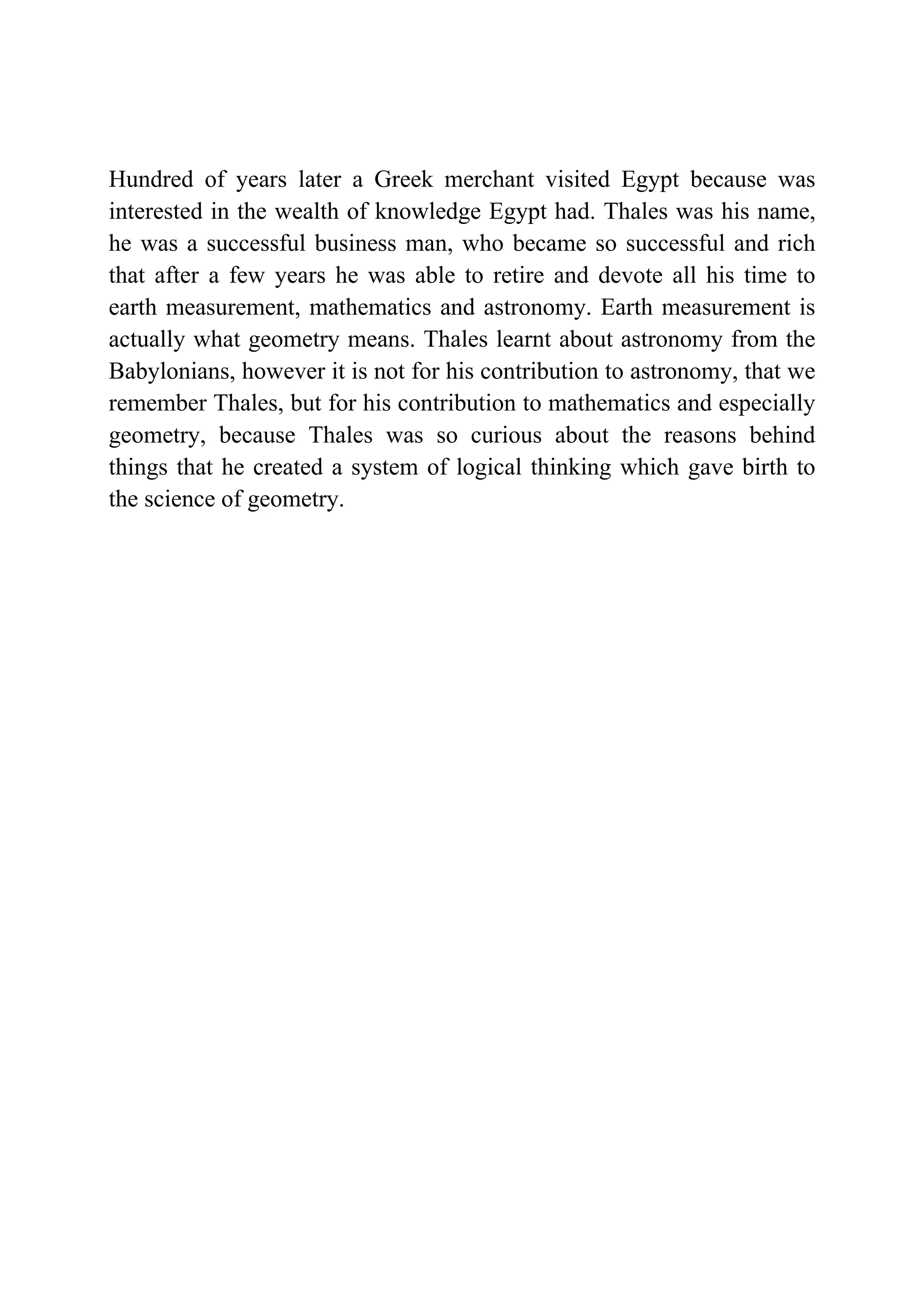 History of geometry | PDF | Geography | Science