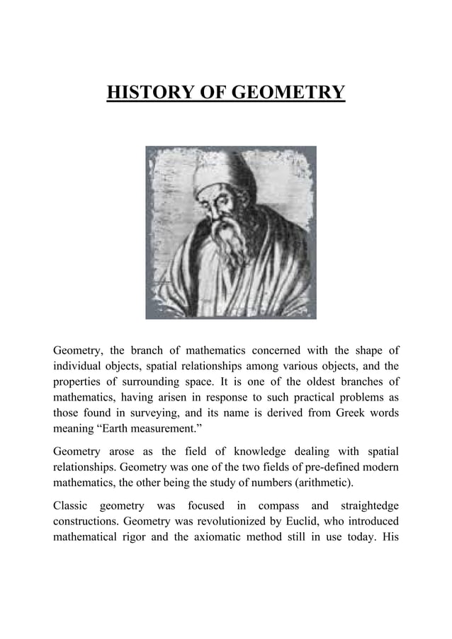 History of geometry | PDF | Geography | Science