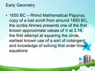 HISTORY of GEOMETRY.ppt