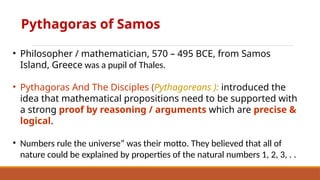History of Euclidean Geometry and Axiomatic Systems.pptx