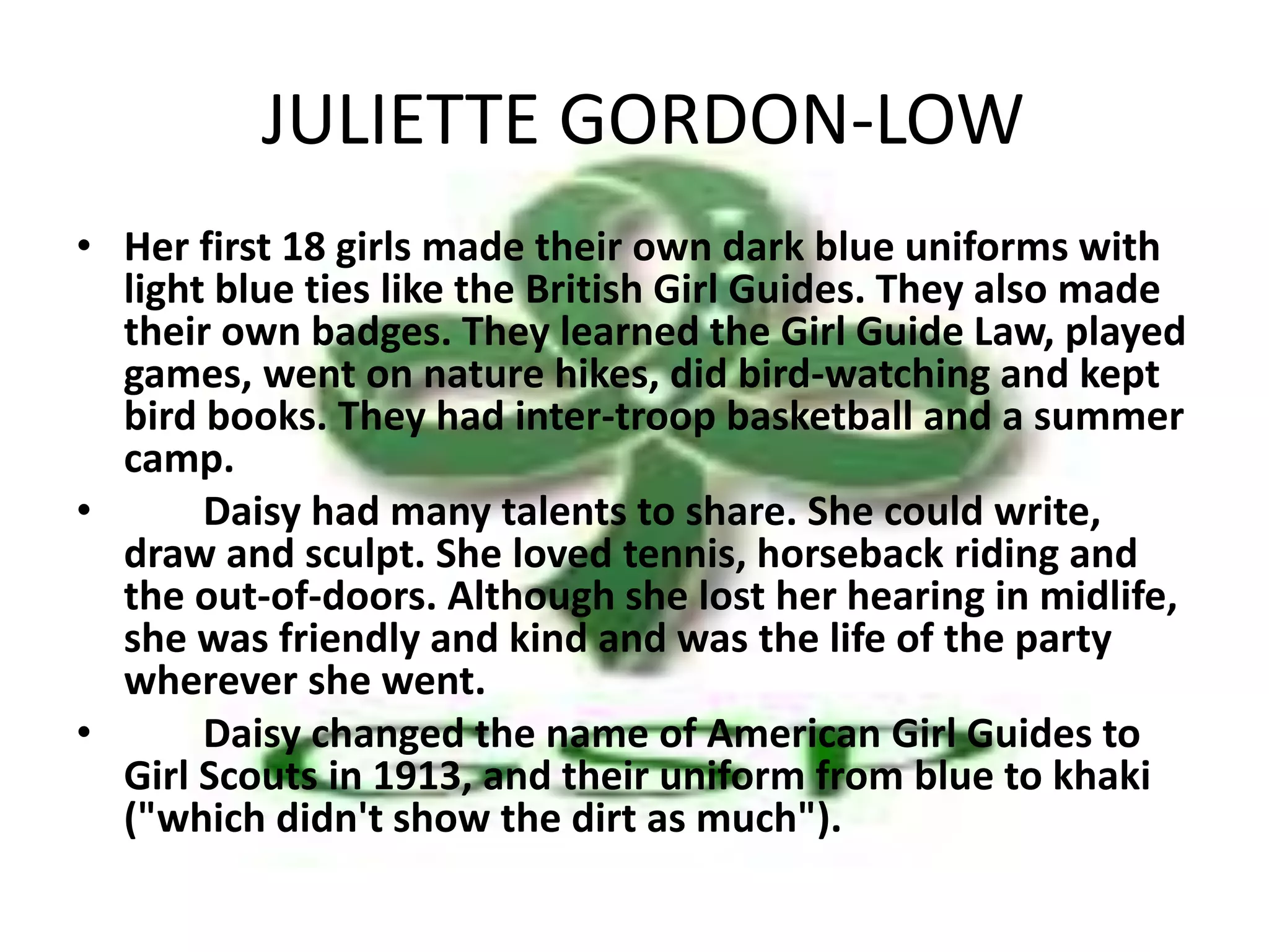 History of girl scout | PPTX