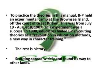 History of girl scout | PPTX