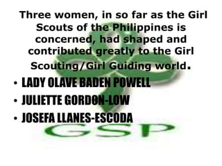 History of girl scout | PPTX