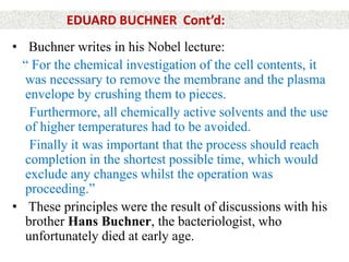 History of glycolysis | PPTX