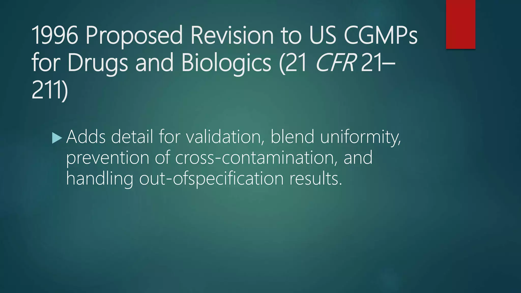 History of gmp | PPTX