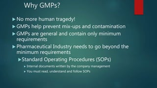 History of gmp | PPTX
