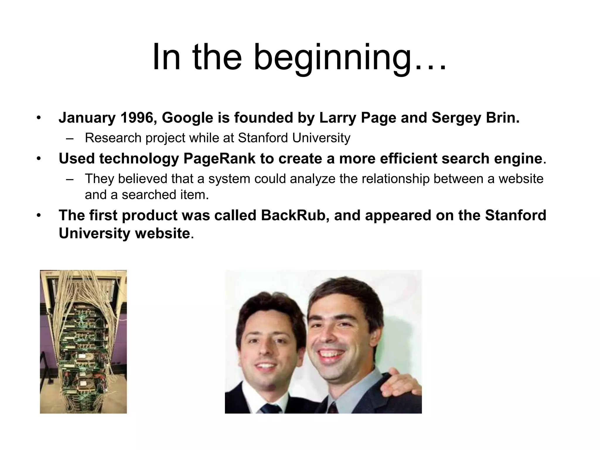 History of google | PPT