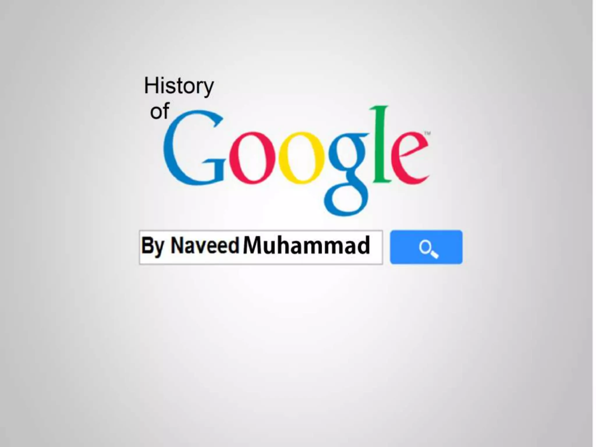 History of google | PPTX