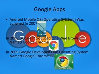 History of google | PPTX
