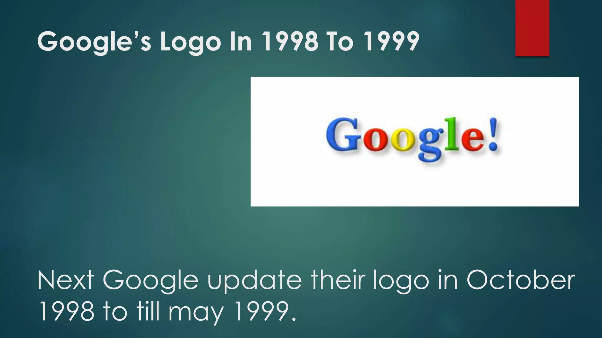 History of Google logo | PPTX