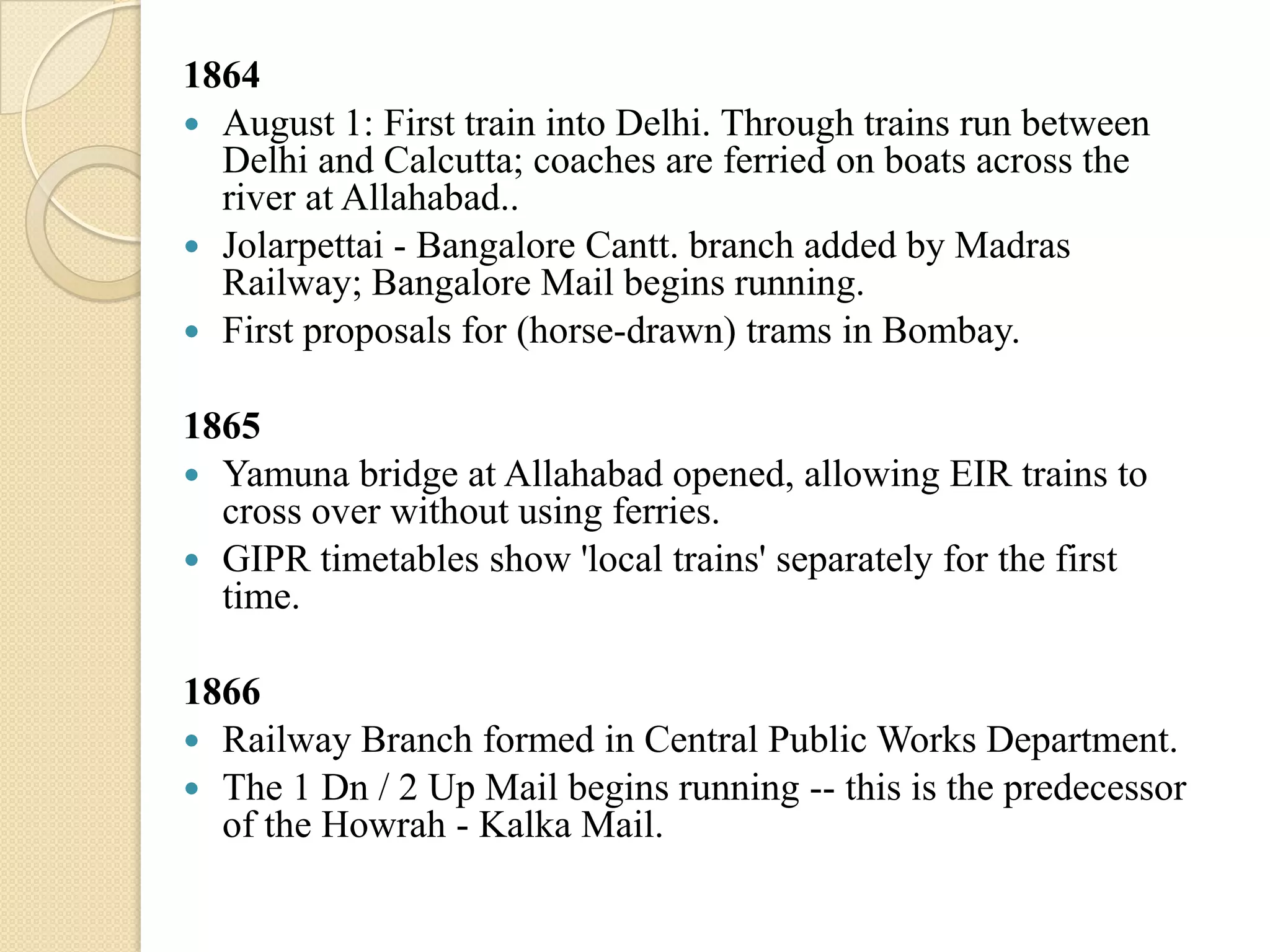 History of great indian railways | PPTX