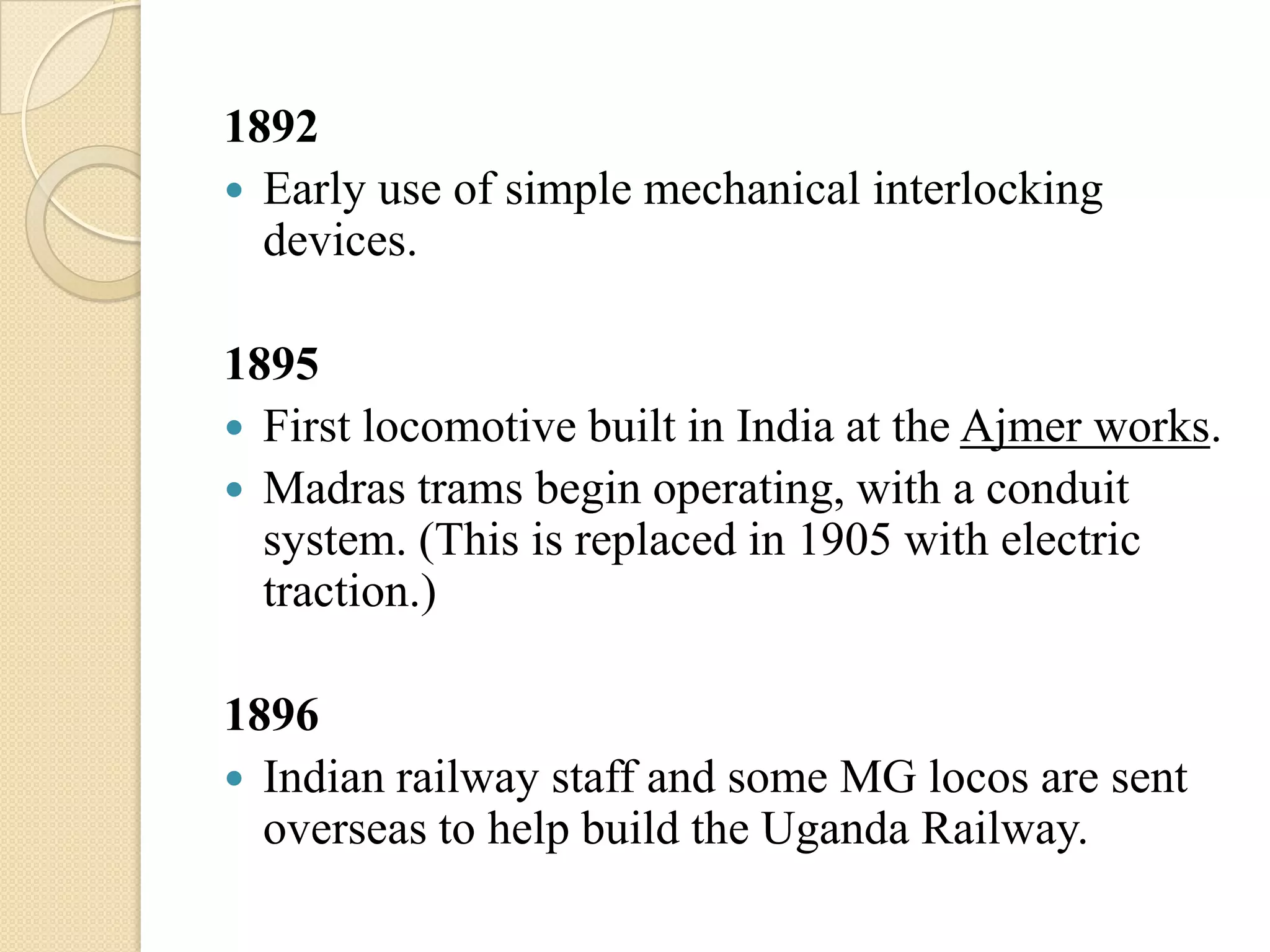 History of great indian railways | PPTX