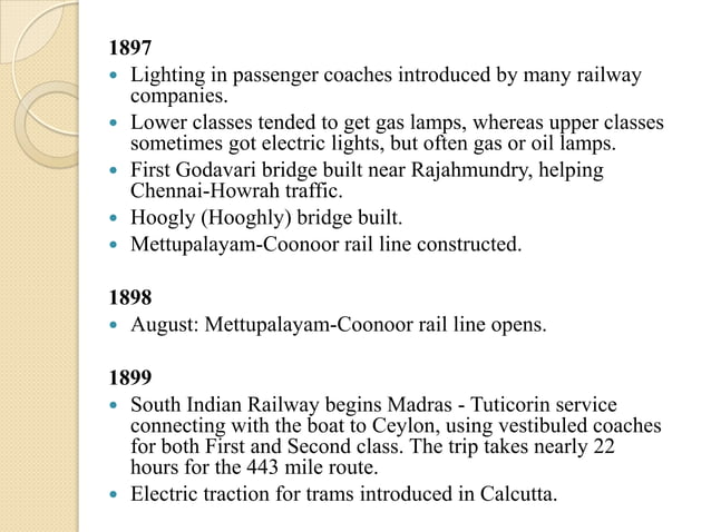 History of great indian railways | PPTX