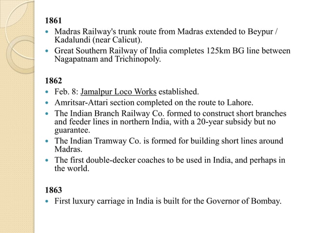 History of great indian railways | PPTX