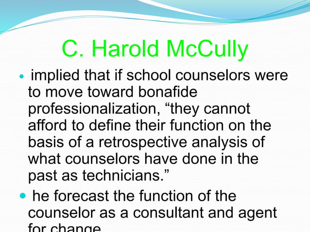 History of guidance and counseling (1) | PPT