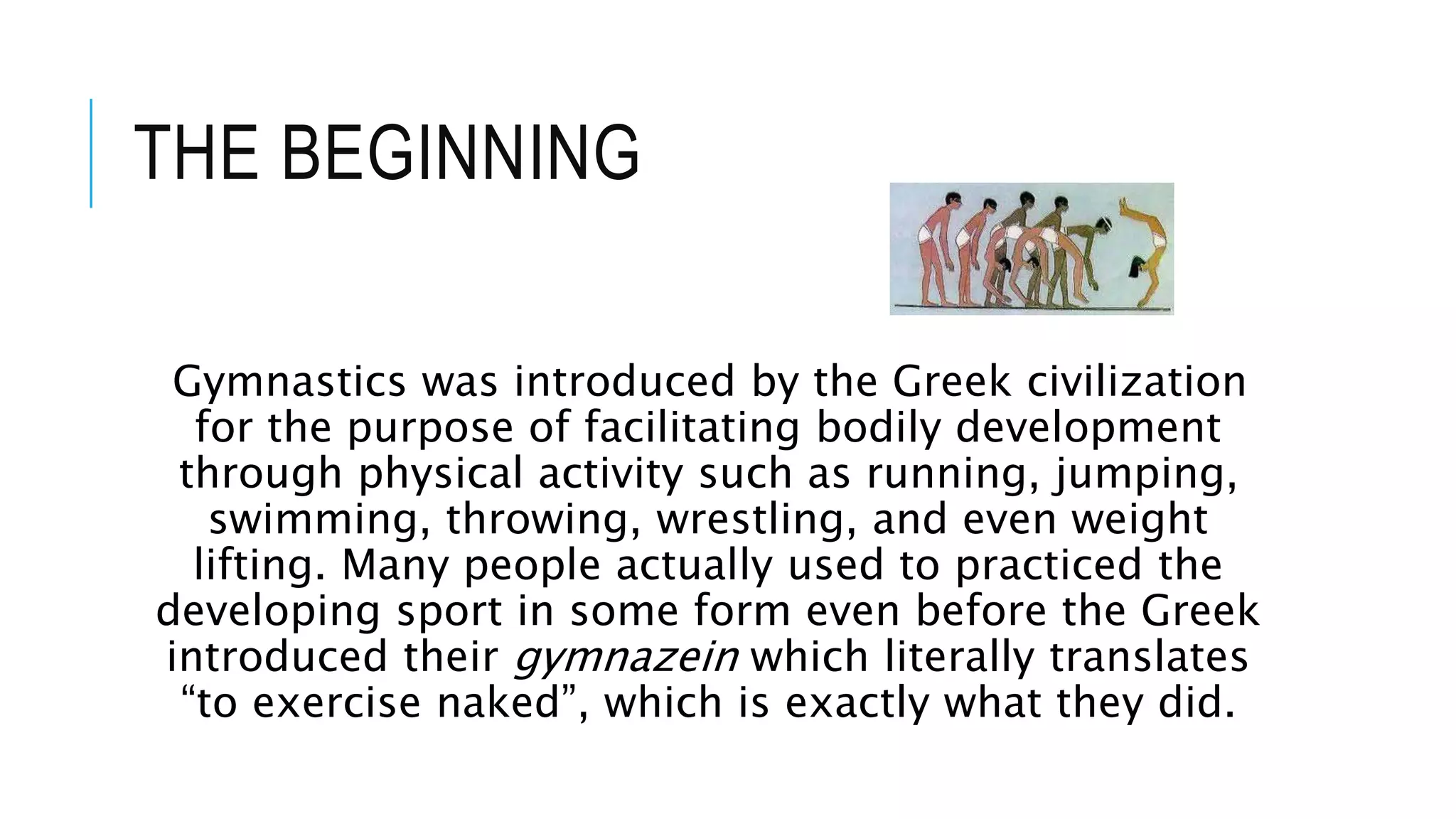 History of gymnastics | PPTX