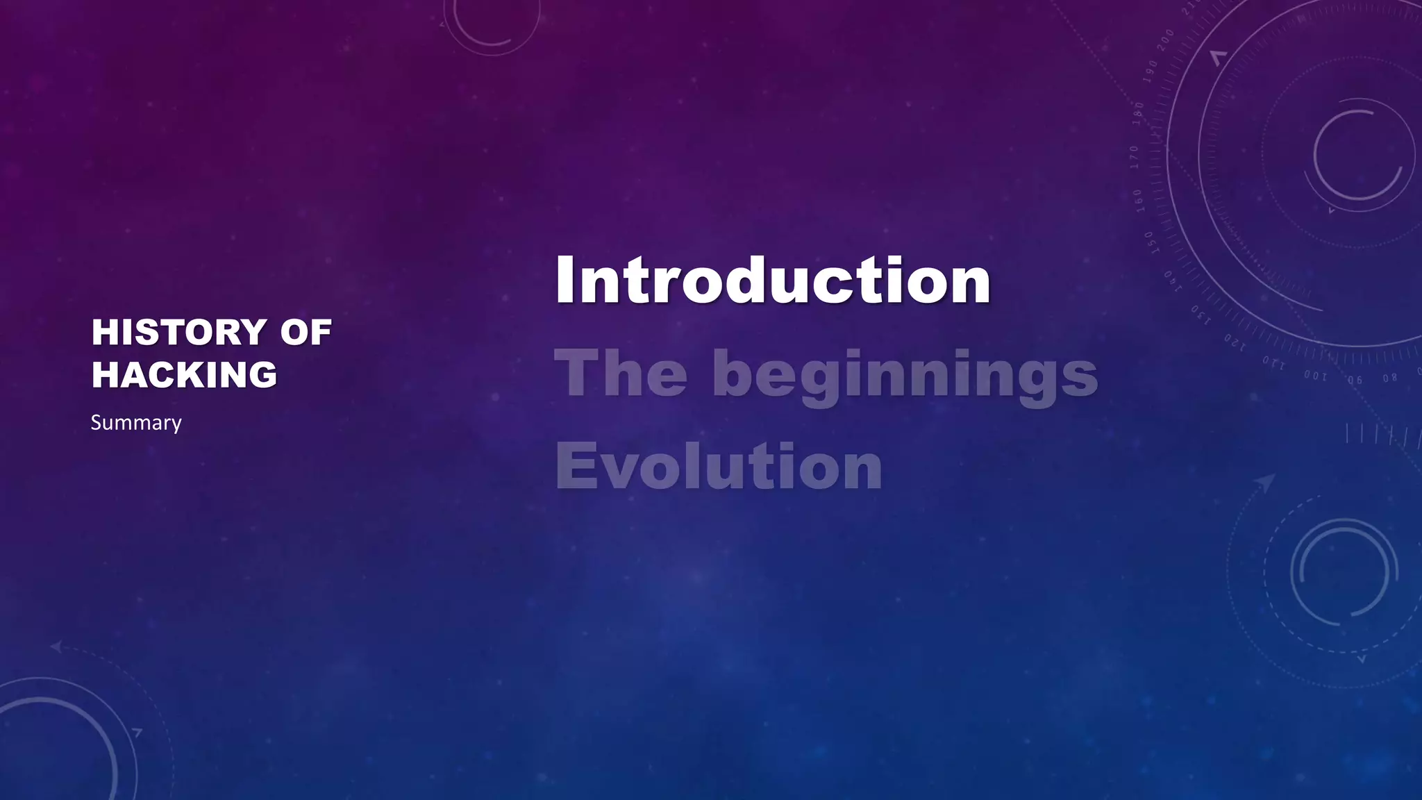 History of hacking | PPTX