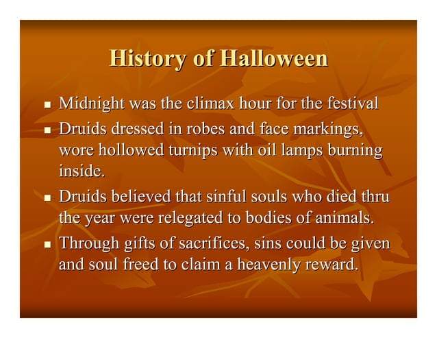 History of Halloween | PDF