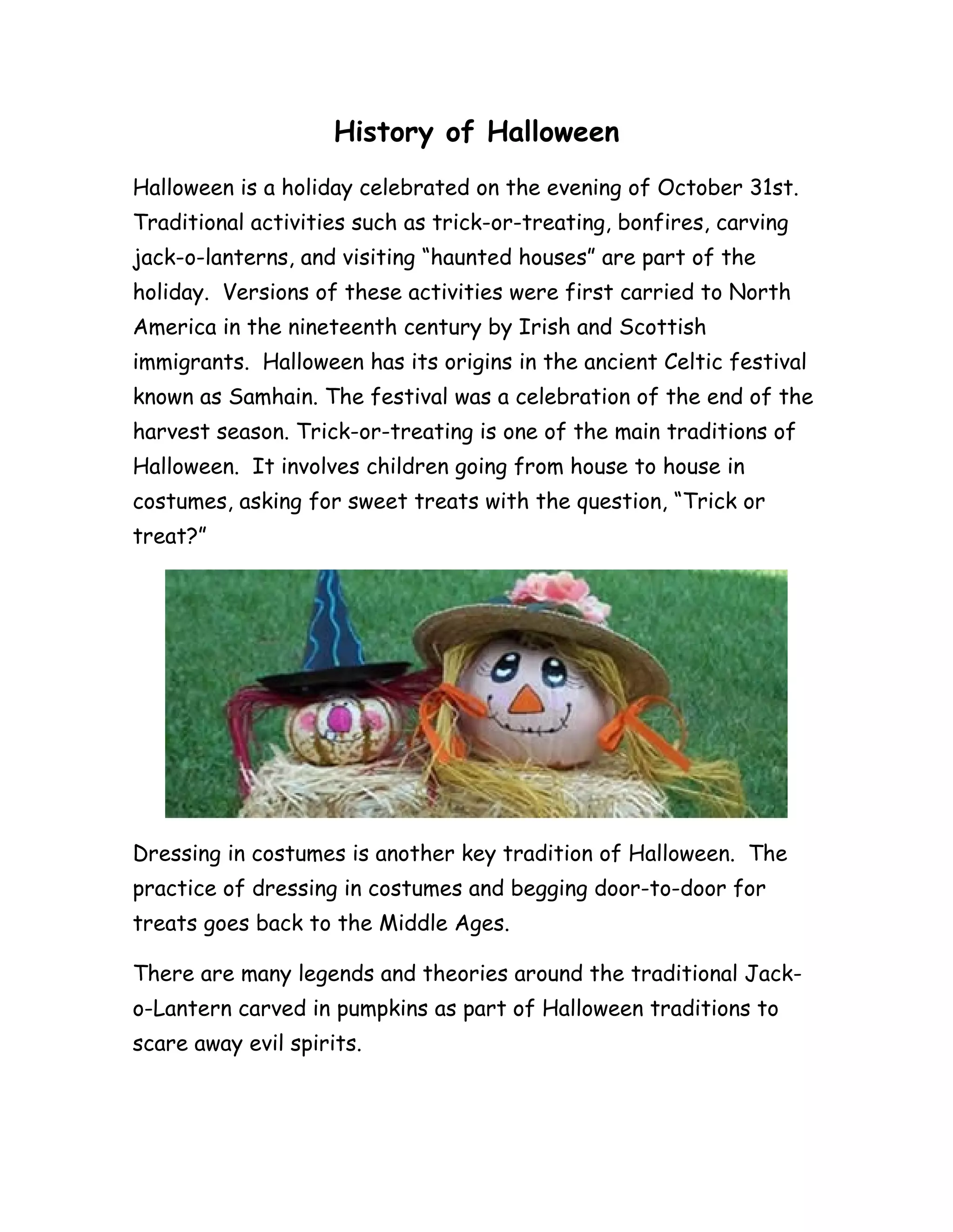 History of Halloween | DOC