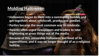 history of halloween, cultural, easy to understand | PPTX