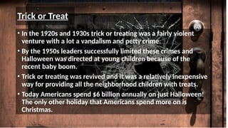 history of halloween, cultural, easy to understand | PPTX