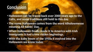 history of halloween, cultural, easy to understand | PPTX