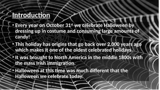history of halloween, cultural, easy to understand | PPTX