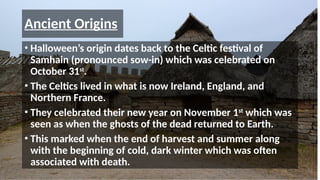 history of halloween, cultural, easy to understand | PPTX