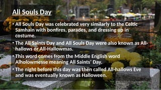 history of halloween, cultural, easy to understand | PPTX